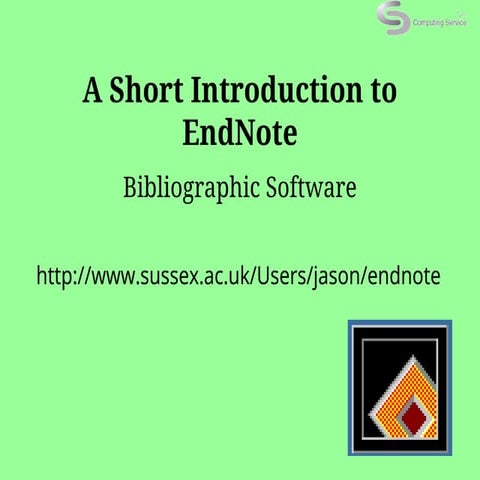 Endnote Tutorial for Dummies How to use Endnote | PPT | Desktop ...