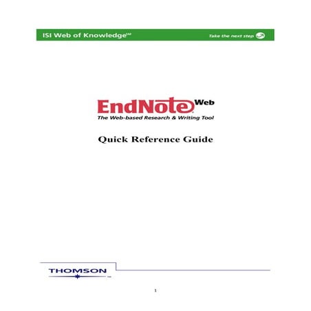 SKKU 온라인 튜토리얼 Endnote x8 | PDF