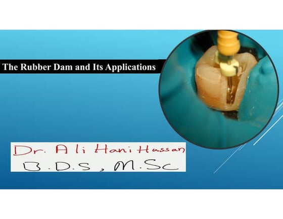 Field Isolation in Dentistry (Rubber Dam) | PDF