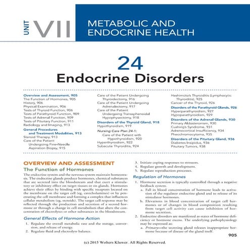 endocrine system book for nursing student | PDF