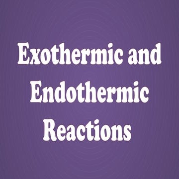 CHEMICAL ENERGETICS for IGCSE Chemistry revision | PPTX