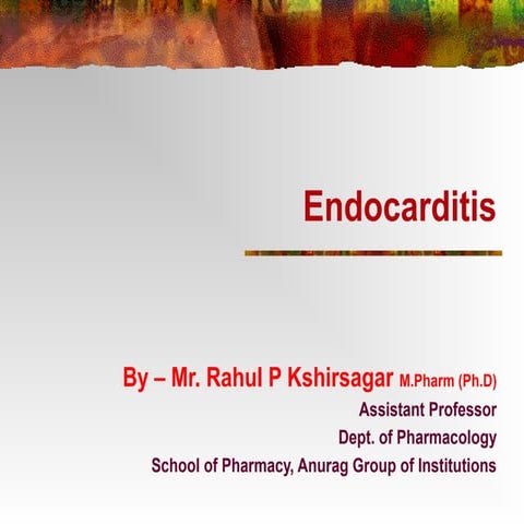 Endocarditis | PPT
