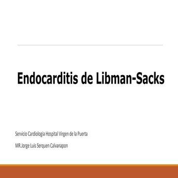 endocarditis libman sacks cardiologia.pptx