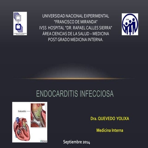 ENDOCARDITIS 2.ppt universidad nacional experimental Francisco de ...