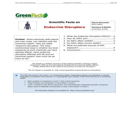 Endocrine Disruptors | PDF