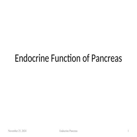 Endocrine-Pancreas.ppt uploaded by pantic miazga | PPT