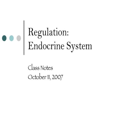 Endocrine System | PPT