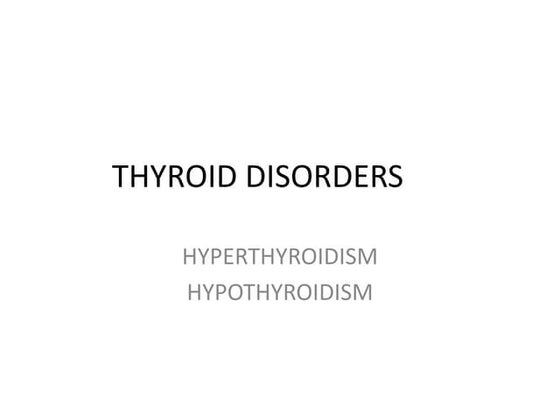 CASE PRESENTATION ON HYPERTHYROIDISM | PPT