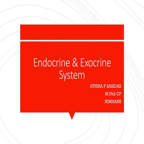 Endocrine_Exocrine_Detailed_HPA AXIS GLANDS | PPTX