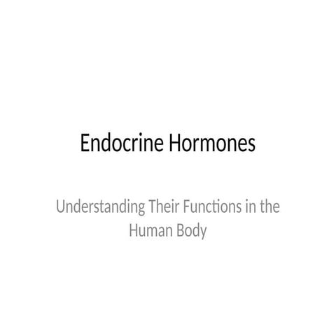 Science Endocrine_Hormones_Presentation.pptx