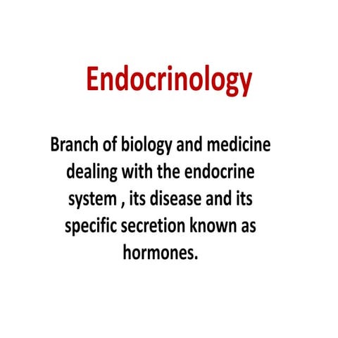 Endocrine module | PPTX
