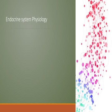 Endocrine System Physiology Introduction Pptx