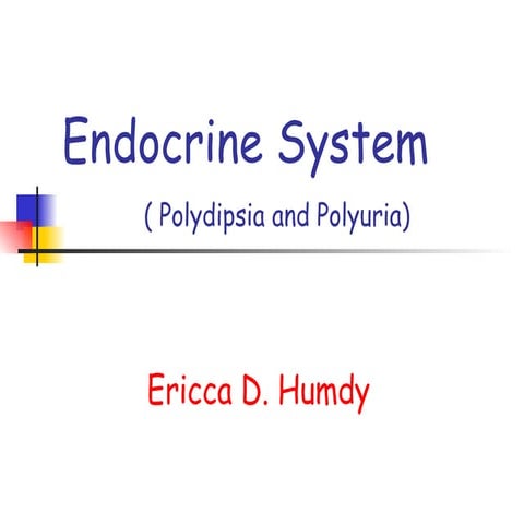 Endocrine System | PPT