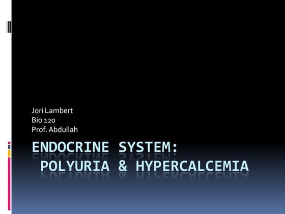 Endocrine System 11f | PPT