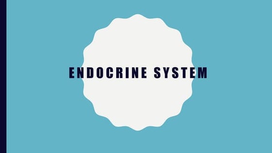 The endocrine system | PPTX | Endocrine and Metabolic Diseases ...