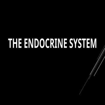 The endocrine system grade 10 quarter 3 science | PPTX
