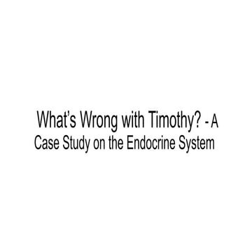 Endocrine System (Case Study).pptccccccccx | PPTX
