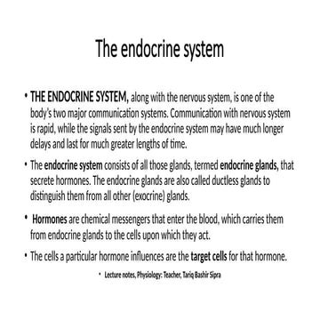 Endocrine System pituitary and Thyroid Gland.pptx