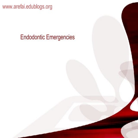 Endodontic Emergencies | PPT