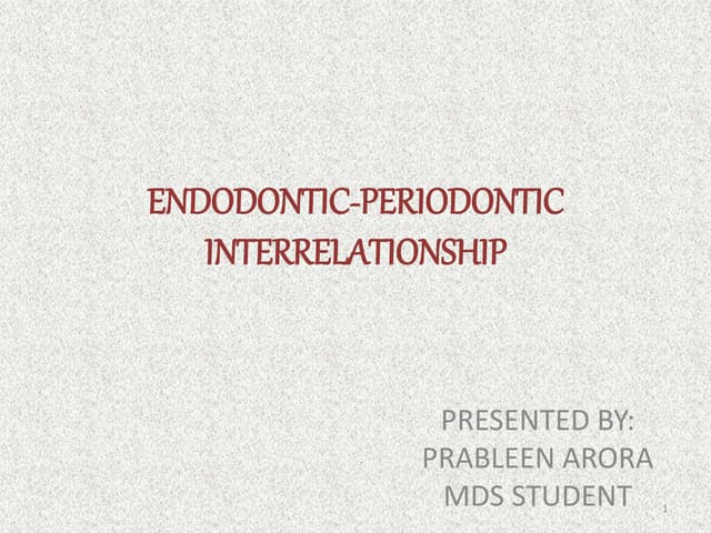 Endodontics periodontal lesions | PPTX | Dental Health | Diseases and Conditions