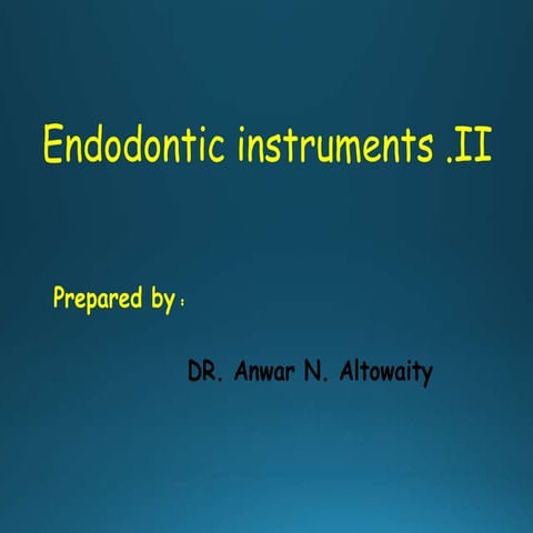 Glide path in endodontics | PPTX