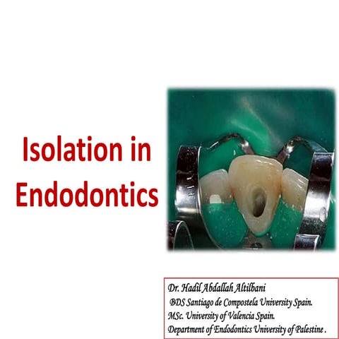 endodontic isolation.pptx