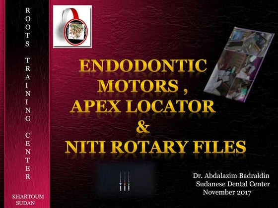 Rotary system in endodontic treatment | PPTX | Dental Health | Diseases ...