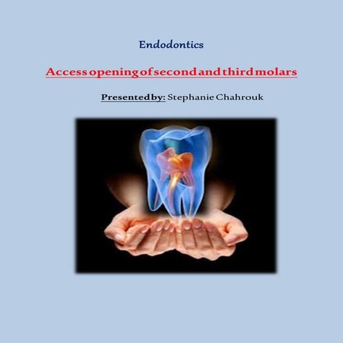 Access opening of second and third molars | DOCX