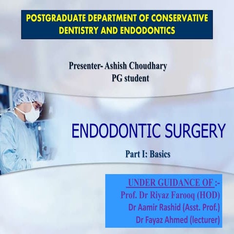 Endodontic surgery | PPTX