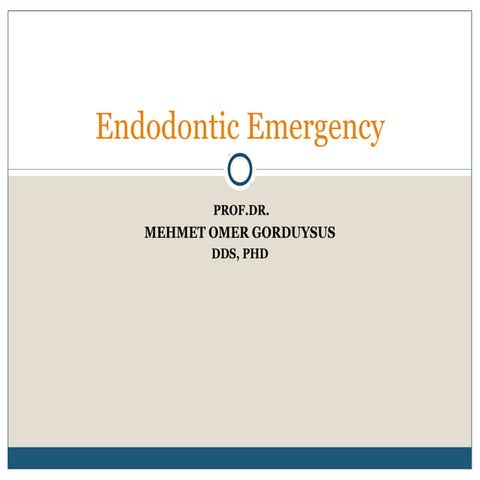 Endo emergency | PPT