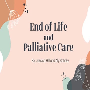 End of life & Palliative Care | PDF