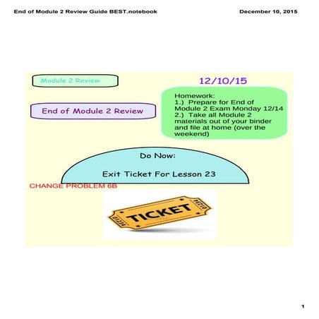 End of module 2 review guide best | PDF