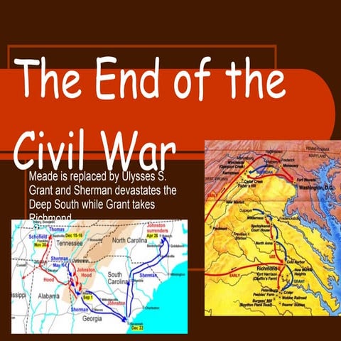 End of the Civil War Powerpoint | PPT