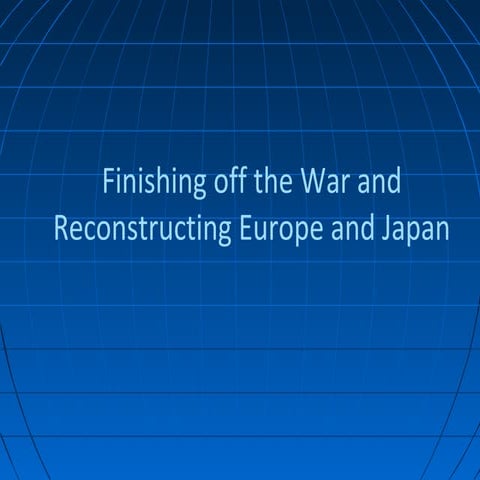 End of World War II | PPT