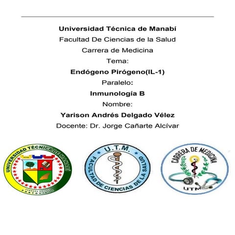 Pirogeno Endogeno(IL-1) | PDF