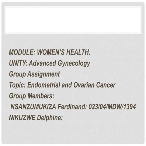 Endometrial and Ovarian Cancerrrrrrr.pptx