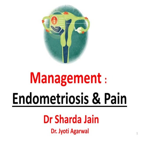 Management : Endometriosis & Pain Dr Sharda Jain | PPT