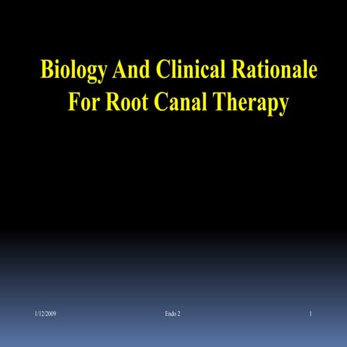 Endo note 2 iintroduction | PPTX | Dental Health | Diseases and Conditions