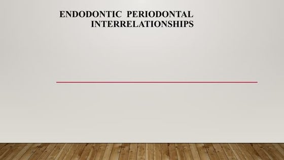 Endodontics periodontal lesions | PPTX | Dental Health | Diseases and ...
