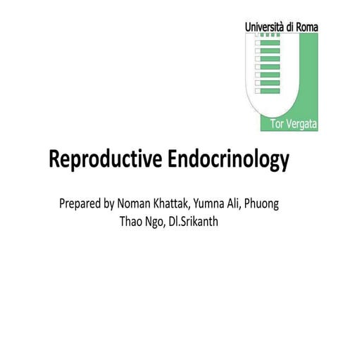 Reproductive Endocrinology | PPTX
