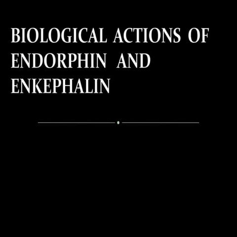 Endorphins and enkephalins concept types and functions | PPT