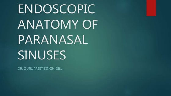 All about uncinate process of nose and paranasal sinuses | PPTX