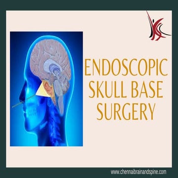 Endoscopic Skull Base Surgery | PDF