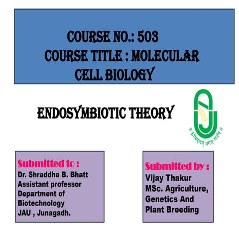 ENDOSYMBIOTIC THEORY VIJAY THAKUR 1.pptx