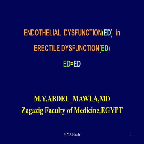 Endothelial Dysfunction Y O U S R Y Y Yeasured | PPT