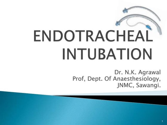 Intubation ppt | PPTX | First Aid | Injuries