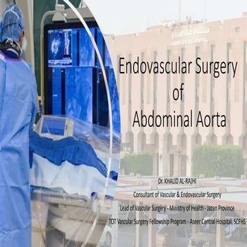 Endovascular Surgery of Abdominal Aorta | PPT