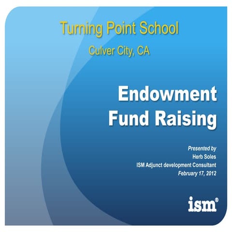 Endowment fund raising | PPTX