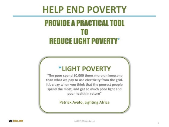 Greenlight Planet Corporate Presentation | PPT