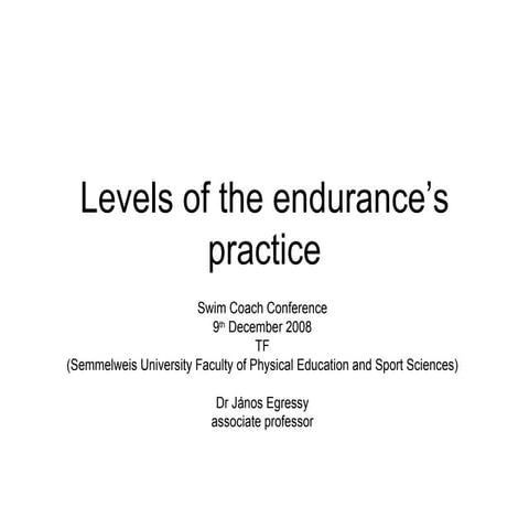 Endurance | PPT
